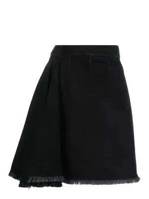 Alexander McQueen High-waisted A-line Skirt - Black