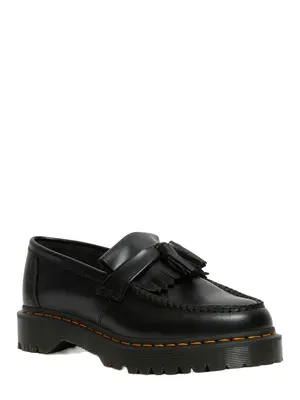 Dr. Martens Adrian Bex Leather Tassel Loafers - Black