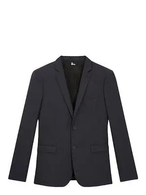 The Kooples Single-breasted Wool Blazer - Gry01