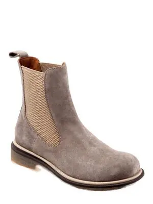 BUENO Wanda Chelsea Boot - Taupe Suede