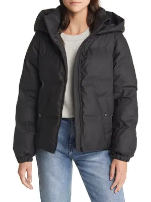 Vero Moda VERO MODA Noe Hooded Puffer Coat Black