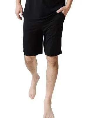 Cozy Earth Cozy Earth Stretch Lounge Shorts Black