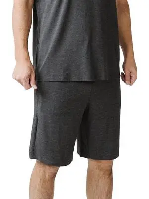 Cozy Earth Cozy Earth Stretch Lounge Shorts Charcoal