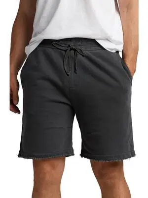 ROAN Cotton Terry Sweat Shorts - Faded Black