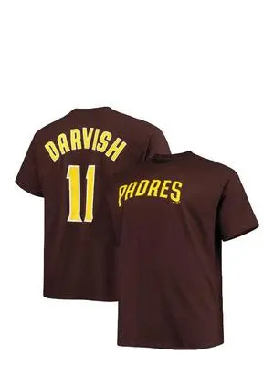 Profile Yu Darvish San Diego Padres Big & Tall Name & Number T-shirt - Brown