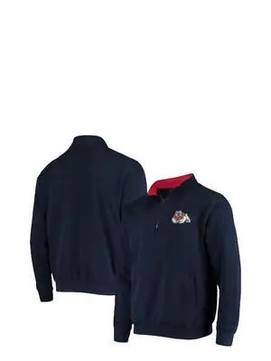 COLOSSEUM Fresno State Bulldogs Tortugas Logo Quarter-zip Jacket - Navy