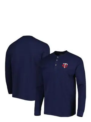 DUNBROOKE Minnesota Twins Maverick Long Sleeve T-shirt - Navy