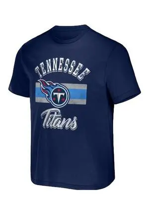 NFL X DARIUS RUCKER Collection Fanatics Tennessee Titans Stripe T-shirt - Navy