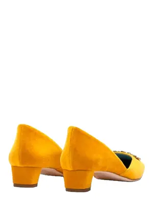 FRANCES VALENTINE Frances Valentine McCall D'Orsay Pump Mustard