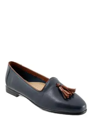 Trotters Liz Tassel Loafer - Navy
