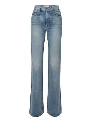NILI LOTAN Joan High-rise Straight-leg Jeans - Blue