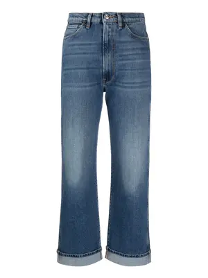 3x1 High-rise Straight-leg Jeans - Blue