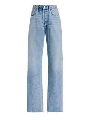 AGOLDE Lana Mid-Rise Straight-Leg Jeans
