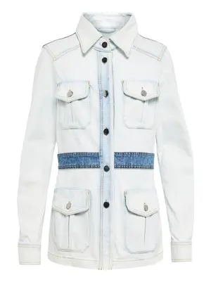 Dorothee Schumacher Denim Patchwork Jacket - Blue