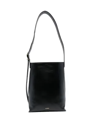 JIL SANDER Cannolo Tote Bag - Black