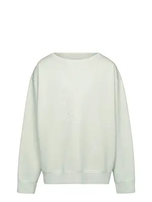 MAISON MARGIELA Numeric Logo-embroidered Sweatshirt - Green