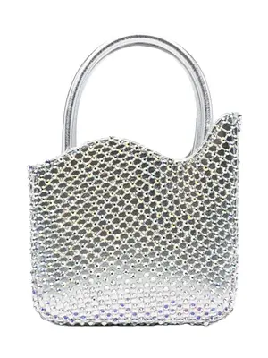 LE SILLA Ivy Micro Crystal Bag - Silver