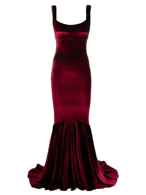 ATU BODY COUTURE Velvet Gown - Red