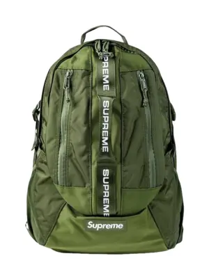 Supreme Logo Strap Backpack - Green