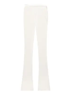 COURREGES Reediton Ribbed Flared Trousers - White