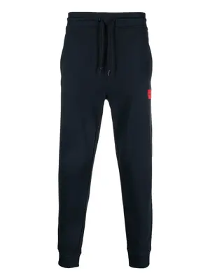 Hugo Logo-patch Track Pants - Blue