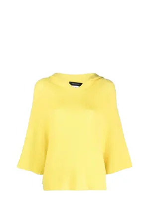 Fabiana Filippi Cashmere Hooded Jumper - Yellow