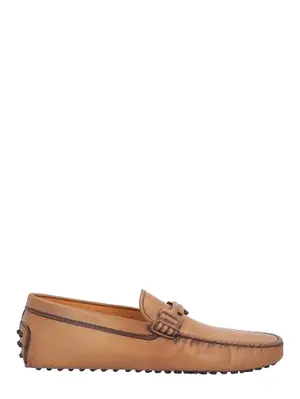 TOD'S TOD'S Leather Loafers Beige