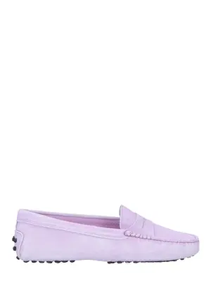 TOD'S TOD'S Leather Loafers Purple