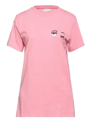 CHIARA FERRAGNI Cotton T-Shirt Pink