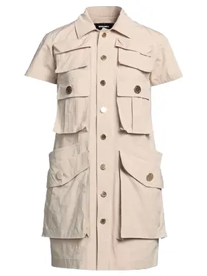 Dsquared2 Mini Shirt Dress - Beige