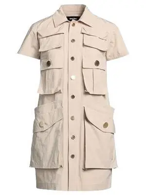 Dsquared2 Mini Shirt Dress - Beige