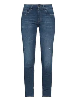 ANIYE BY Straight-leg Jeans With Distressed Detail - Blue