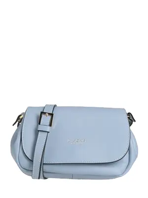 VISONE Calfskin Leather Cross-body Bag Blue