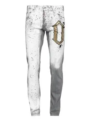 Dsquared2 Straight-leg Jeans With Coated Effect - Grey