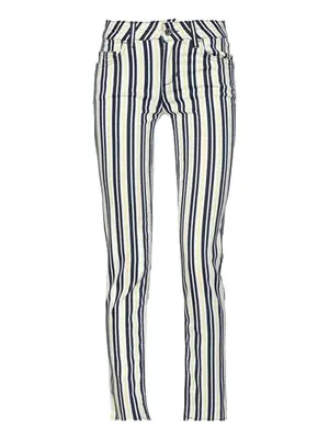 LIU •JO Striped Skinny Trousers - Yellow