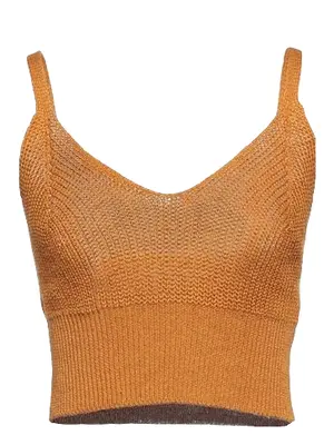 DANIELE FIESOLI DANIELE FIESOLI Knitted Crop Top Yellow