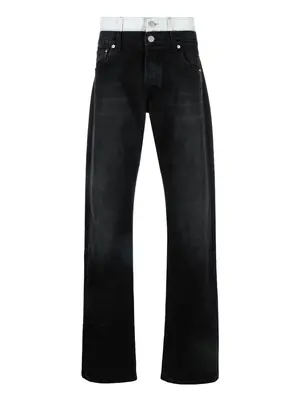 VTMNTS Mid-rise Straight-leg Jeans - Black
