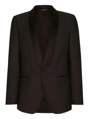 Dolce & Gabbana Martini-fit Tuxedo Suit - Black
