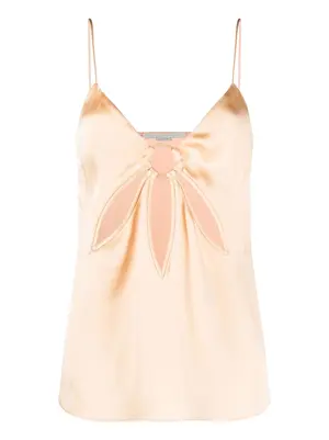 STELLA MCCARTNEY Stella McCartney Ruched Satin Vest