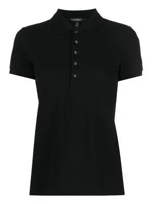 Ralph Lauren Embroidered Logo Polo Shirt - Black