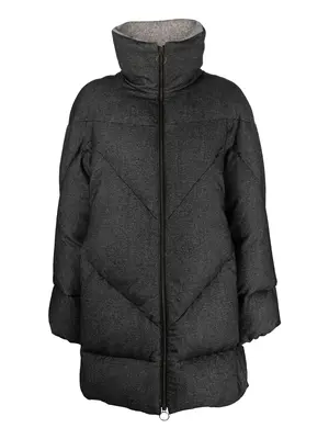 ELEVENTY Eleventy Quilted Shearling-Lined Coat