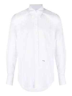 Dsquared2 Logo-detail Button-up Shirt - White