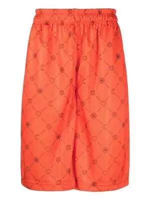 Marni Logo-print Shorts - Orange