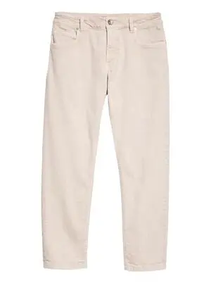 Eleventy Cotton Stretch Twill Pants Dusty Pink
