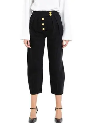 English Factory Premium Pleated Trousers - Black
