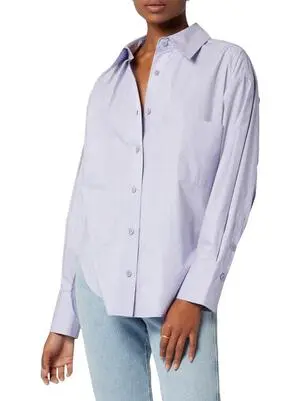 Equipment Sergine Pleat-sleeve Button-up Shirt - Languid Lavender