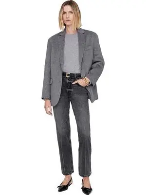 ANINE BING Quinn Blazer - Heather Grey
