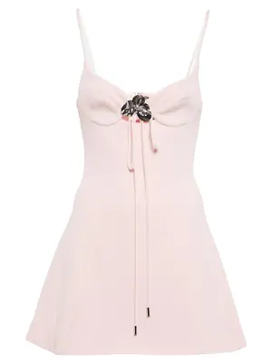 David Koma Embellished Minidress - Pink