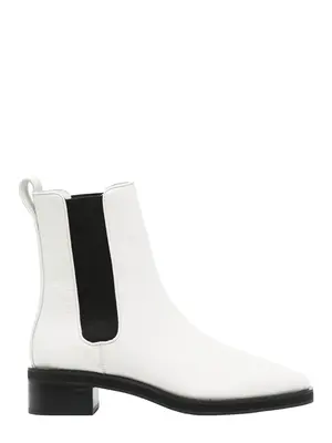 Senso Milan Two-tone Ankle Boots - White