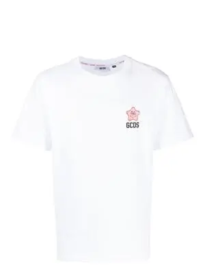GCDS Star-patch Logo-print T-shirt